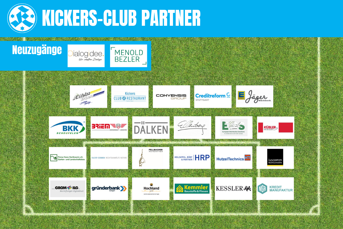 Unsere Kickers-Club Partner 2023